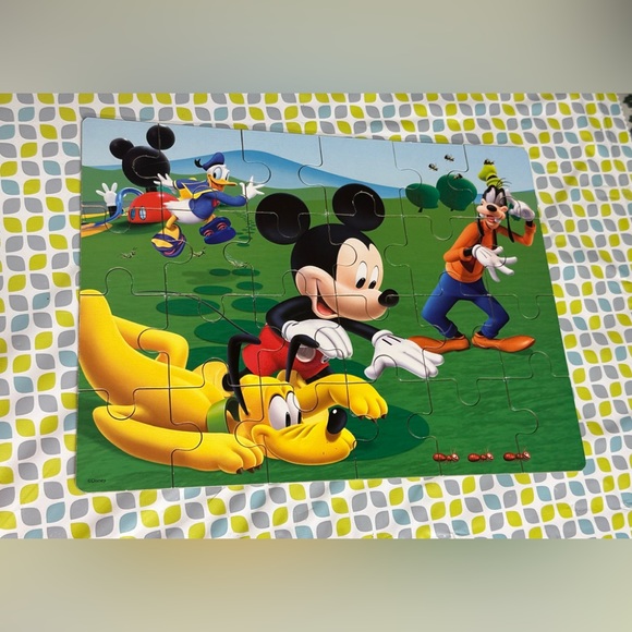 Vintage | Toys | Mickey Mouse Clubhouse 24 Piece Jigsaw Puzzle | Poshmark